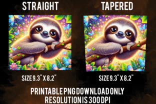 Tree Climbing Sloth Tumbler Wrap Design Graphic by Ayla Prints ...