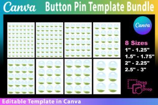 Button Pin Template BUNDLE, Canva Frame Graphic by PixelTemplix ...