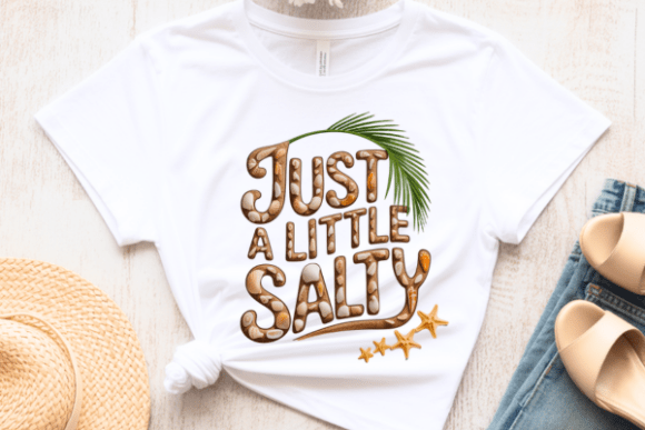 Salty Little Beach PNG SVG Graphic by halendesspublishing · Creative ...