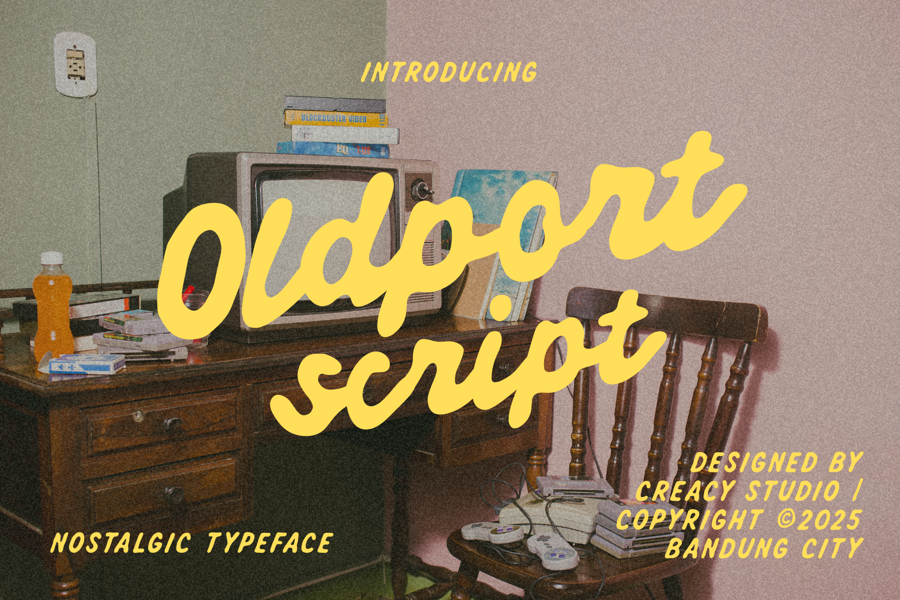 Oldport Script Font by Creacy Studio · Creative Fabrica