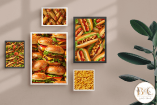 3D Junk Food Seamless Digital Paper Pack Graphic by BellinnaCraft ...