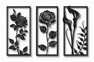 Decorative Floral Screen Patterns Graphic by Pixvera · Creative Fabrica