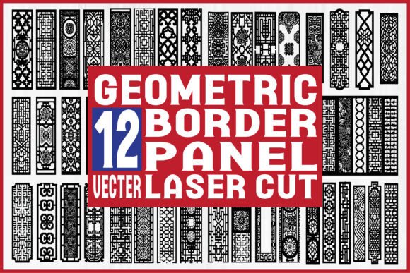 Geometric Border Panel SVG Bundle Graphic by Creative shirts · Creative ...