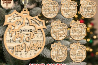 Holiday Laser Cut Ornaments Svg Bundle · Creative Fabrica