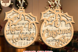 Holiday Laser Cut Ornaments Svg Bundle · Creative Fabrica