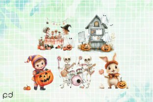 Spooky Cute Elements Collection Graphics Graphic by Padma.Design ...