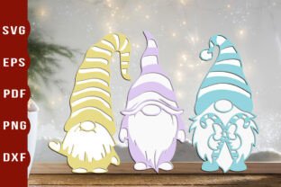 3D Christmas Gnome Laser Cut SVG Bundle · Creative Fabrica