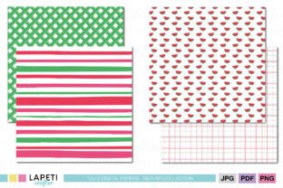 Summer Fruit Digital Paper Pack Graphic by lapeticrafter · Creative Fabrica