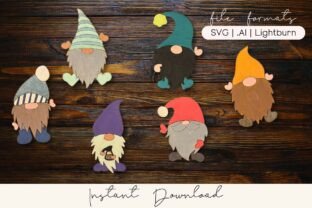 Gnome Elements SVG Laser Cut File · Creative Fabrica