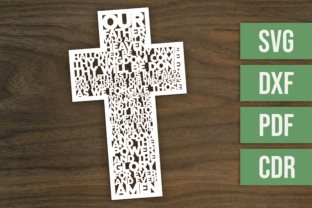 Laser File - the Lord's Prayer · Creative Fabrica