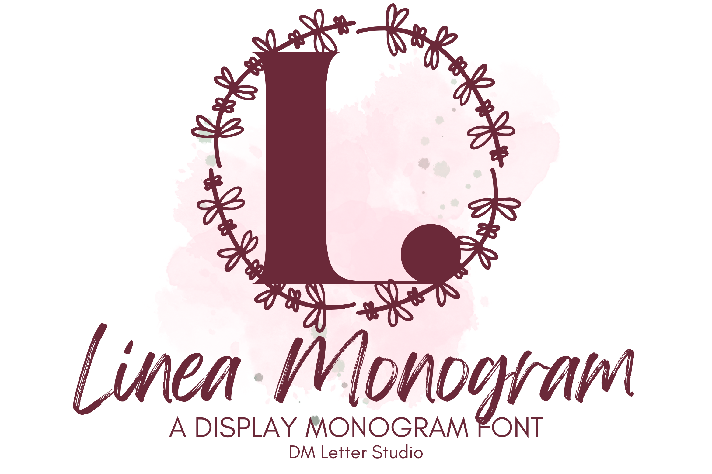 Linea Monogram Font by Sharon ( DmStudio ) · Creative Fabrica