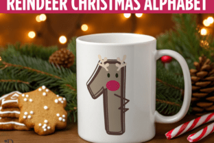 Reindeer Christmas Alphabet PNG Graphic by BDSign · Creative Fabrica