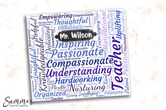 Teacher Inspirational Custom Tumbler PNG Graphic by Summer Digital ...