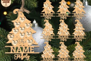 Laser Cut Ornament Set for Glowforge · Creative Fabrica