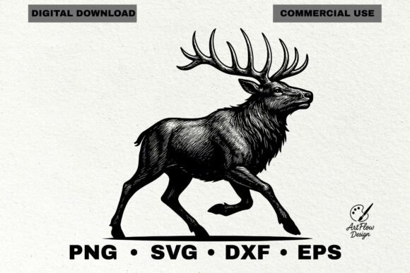 37 Svg Files Elk Designs & Graphics