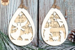 Nativity Christmas Ornament SVG · Creative Fabrica