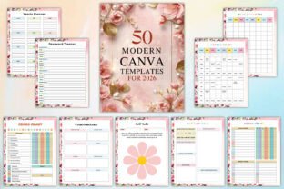 50 Modern Canva Templates for 2026 Graphic by munjixpro · Creative Fabrica
