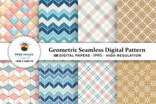 Geometric Seamless Digital Pattern Graphic by sagorarts · Creative Fabrica