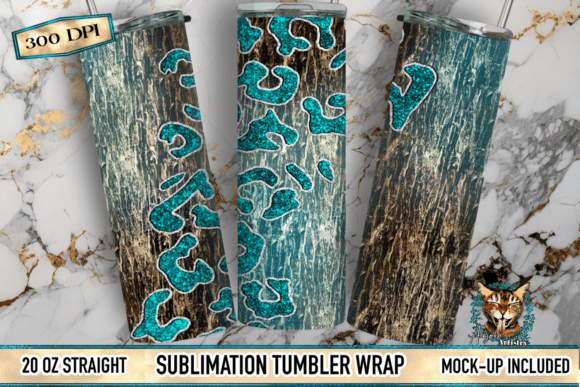 Woodgrain & Peekaboo Leopard Wrap Graphic by Alajoki Artistry ...