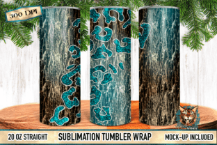 Woodgrain & Peekaboo Leopard Wrap Graphic by Alajoki Artistry ...