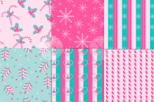 Coquette Christmas Digital Paper Graphic by Nam Tiwa · Creative Fabrica