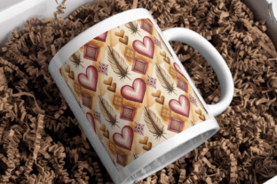 Boho Valentine Pattern Graphic by Design Art · Creative Fabrica