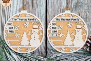 Personalized Family Ornament SVG · Creative Fabrica