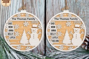 Personalized Family Ornament SVG · Creative Fabrica