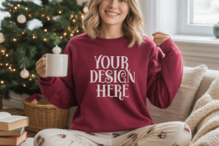 Gildan 18000 Christmas Mockups Bundle Graphic by Real POD Mockups ...