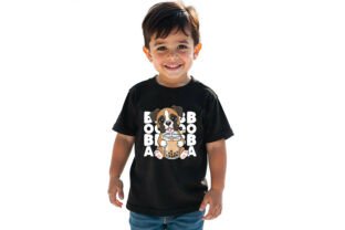 Kawaii Boxer Drinking Bubble Tea SVG Graphic by T-shirt Design Point ...