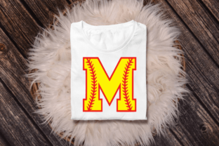 Softball Alphabet SVG Files Graphic by ProFonts · Creative Fabrica