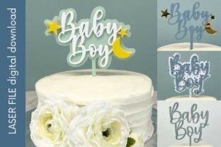 Baby Cake Topper Bundle · Creative Fabrica