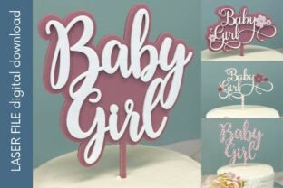 Baby Cake Topper Bundle · Creative Fabrica