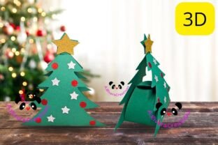 🎄Christmas Tree Gift Box SVG 🎄 · Creative Fabrica