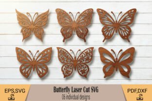 Butterfly Laser Cut SVG · Creative Fabrica