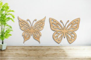 Butterfly Laser Cut SVG · Creative Fabrica
