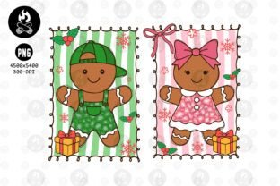 Gingerbread Couple PNG, Cute Christmas Graphic by Campfire Stories ...