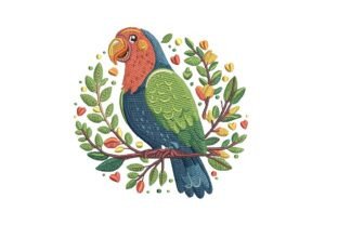 Eclectus Parrot · Creative Fabrica