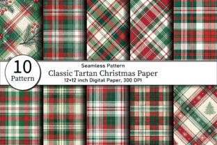 Classic Tartan Christmas Paper Graphic by Design Store · Creative Fabrica