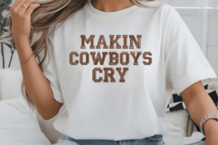 Western Country Makin’ Cowboys Cry · Creative Fabrica