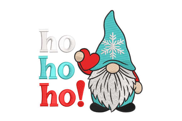 Ho Ho Ho Gnome · Creative Fabrica