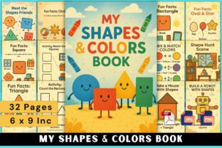 My Shapes & Colors Book for Kids Graphic by Mahira Pro · Creative Fabrica