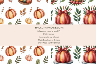 Thanksgiving Seamless Papers Graphic by Harriet Warren | Digital Artist ...