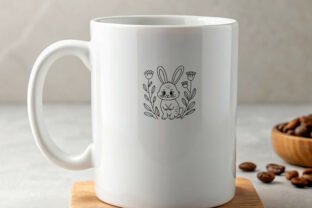 Floral Bunny Svg, Cute Bunny Svg Bundle Graphic by Creativity Designer ...