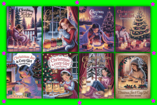 🎄 Christmas Jar & Cozy Girl Coloring Grafica di BOSS DESIGN · Creative ...