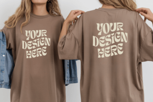 Comfort Colors C1717 Front & Back Mockup Graphic by Styled Stock Mock ...
