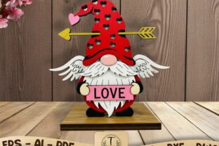 Valentine Gnome 3D Layered Laser Cut SVG · Creative Fabrica
