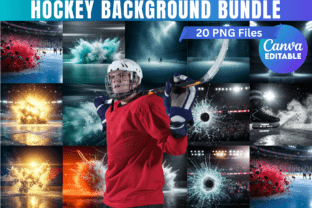 Hockey Background Bundle Template Graphic by Gfx Shaown · Creative Fabrica