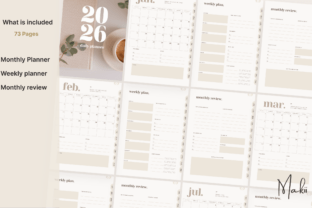 2026 Digital Planner Canva Template Graphic by Makii · Creative Fabrica
