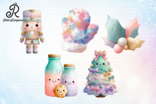 Cute Pastel Christmas Clipart Graphic by Jafar1Rampersad · Creative Fabrica